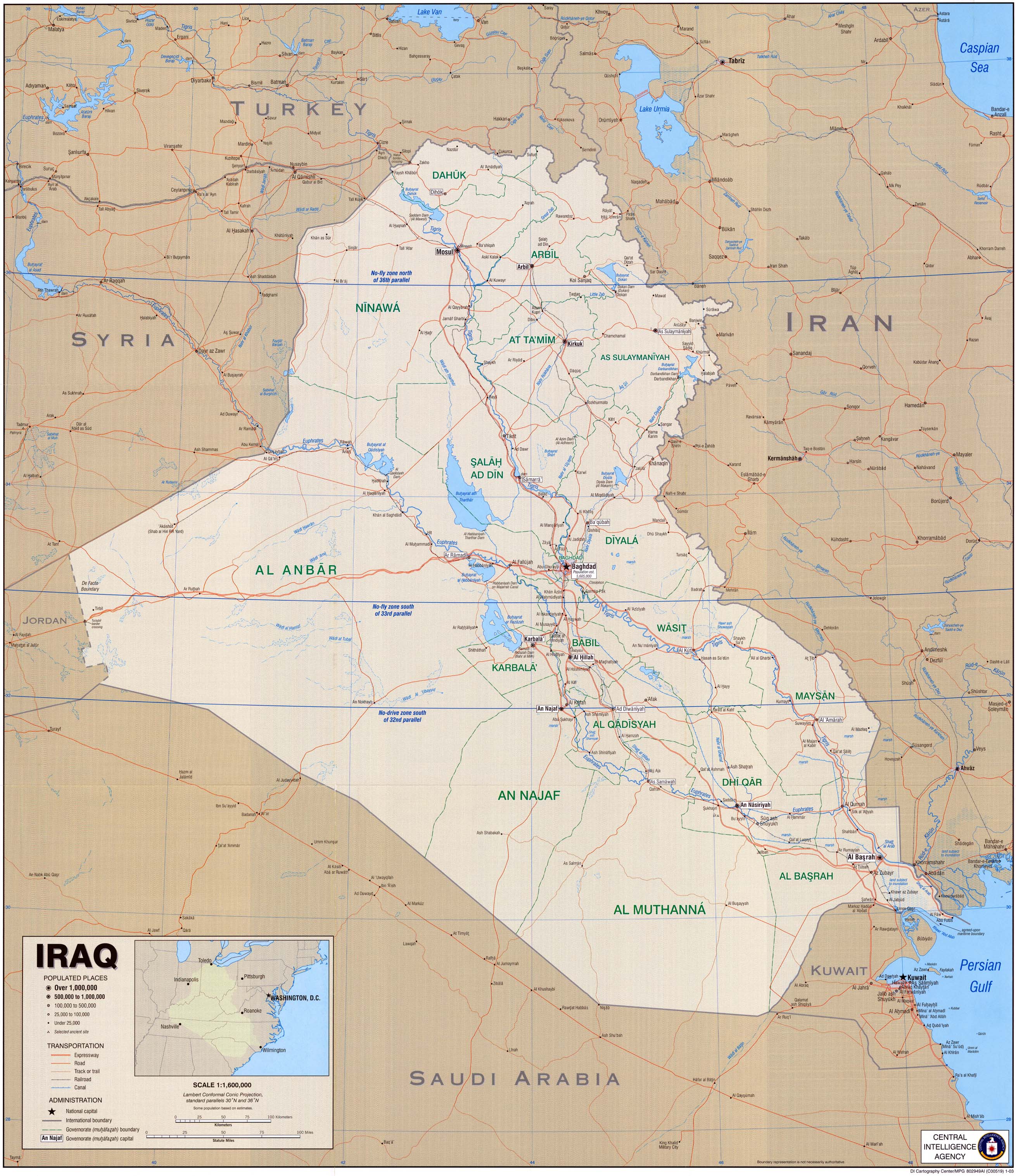 Irak - Landkarten - ecoi.net