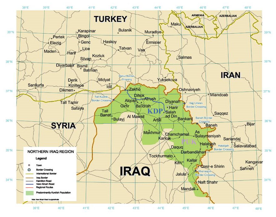 Irak - Landkarten - ecoi.net