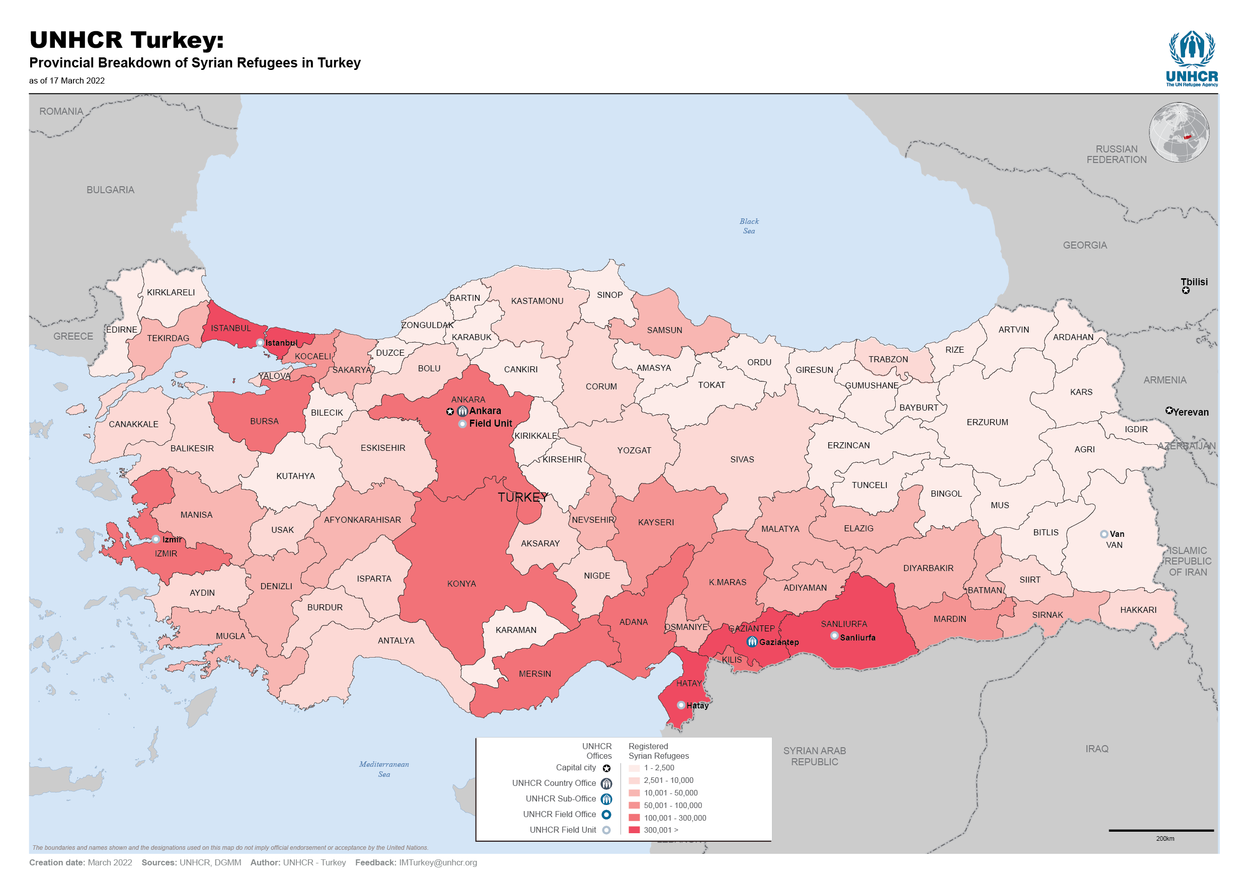 UNHCR – UN High Commissioner for Refugees (Author): “UNHCR Turkey ...