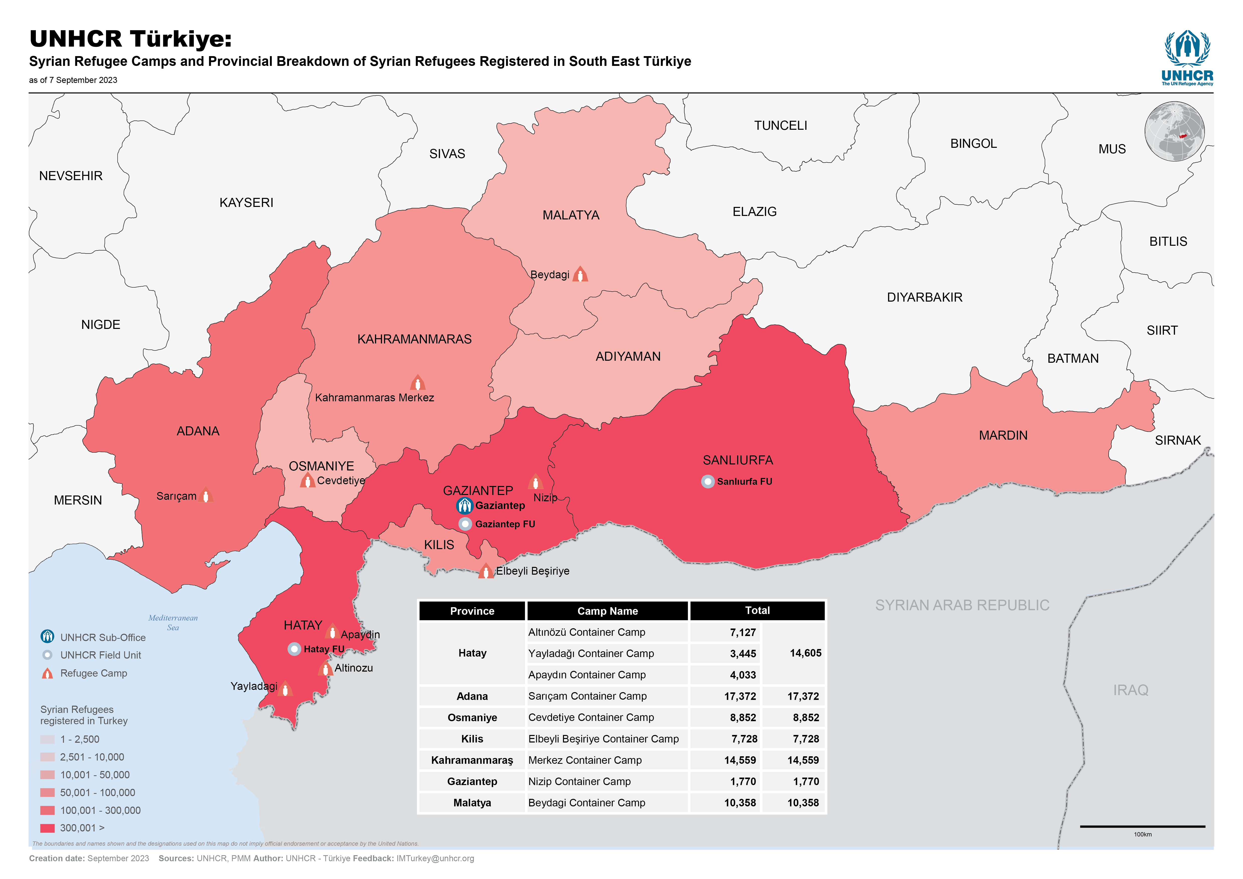Refugee Camp Map