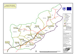 Kunar Province Map