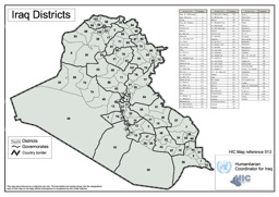 UNAMI – UN Assistance Mission for Iraq (Author): “Map of Districts ...
